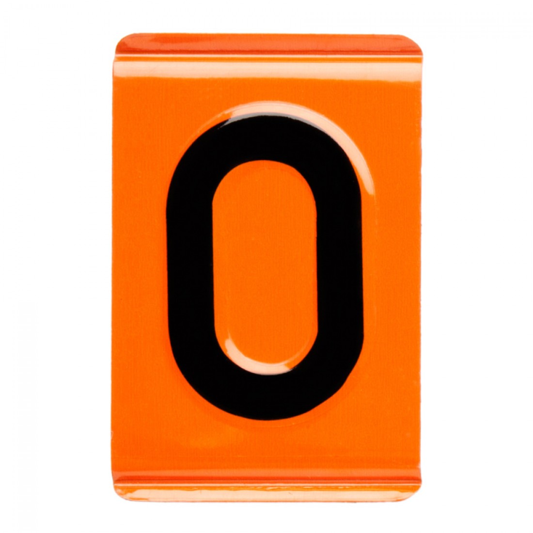 Embossed Digit (number) 0