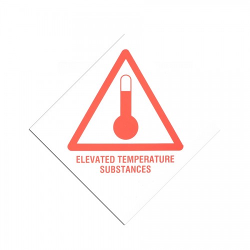 Hazard Diamond Label Two Colour - Elevated Temperature Substance
