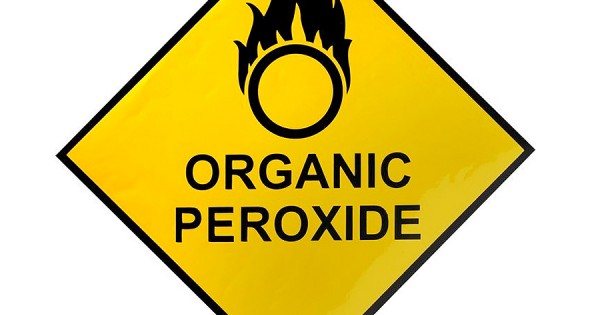 Hazard Diamond Label Two Colour - Organic Peroxide