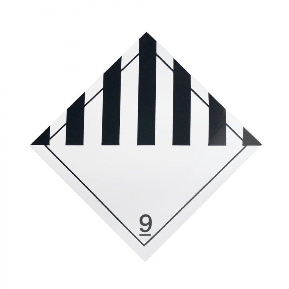 Triplex Warning Diamonds Single Sided for Other Dangerous Substance 9